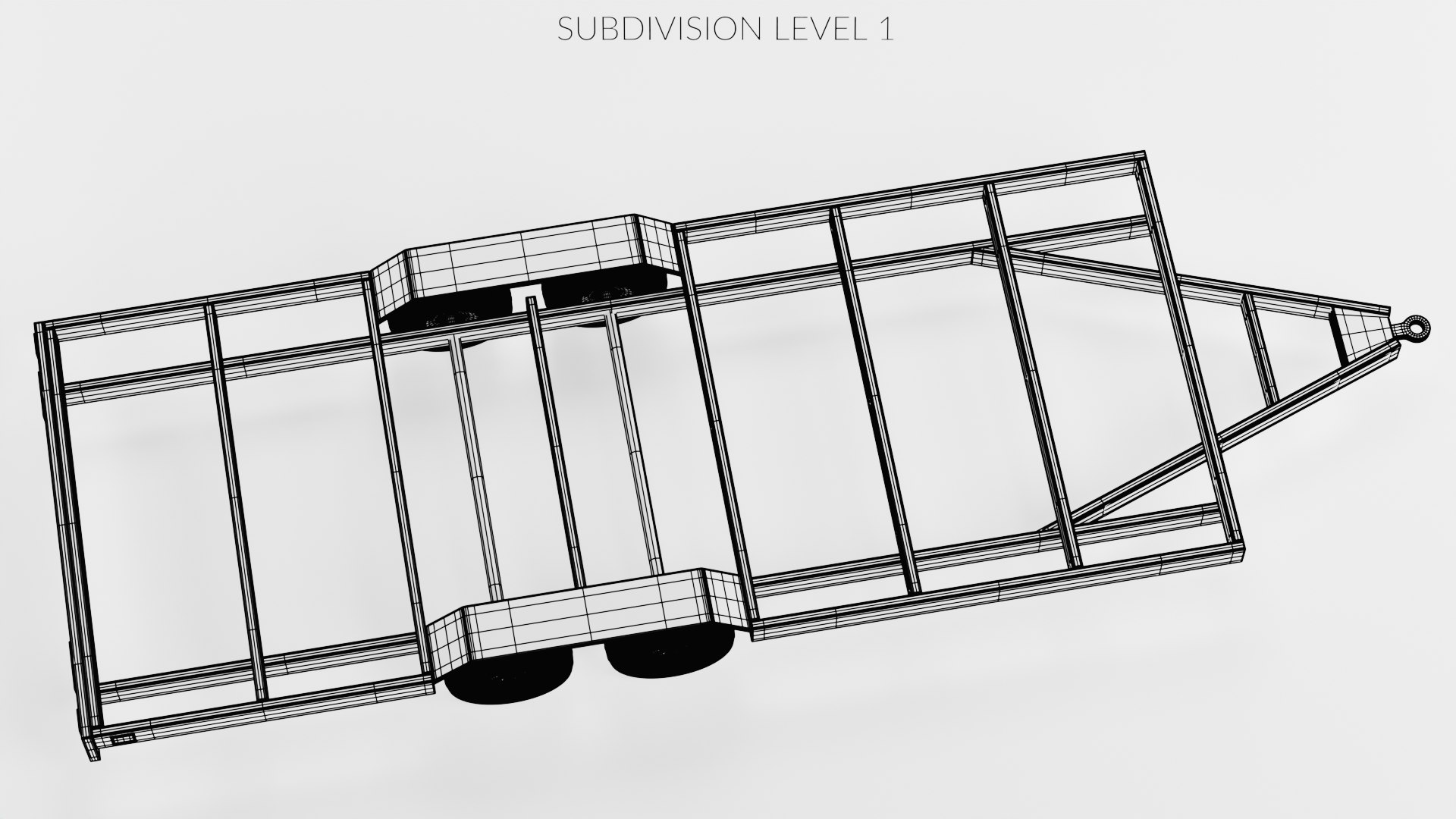 3D Metal Trailer Model - TurboSquid 2108536