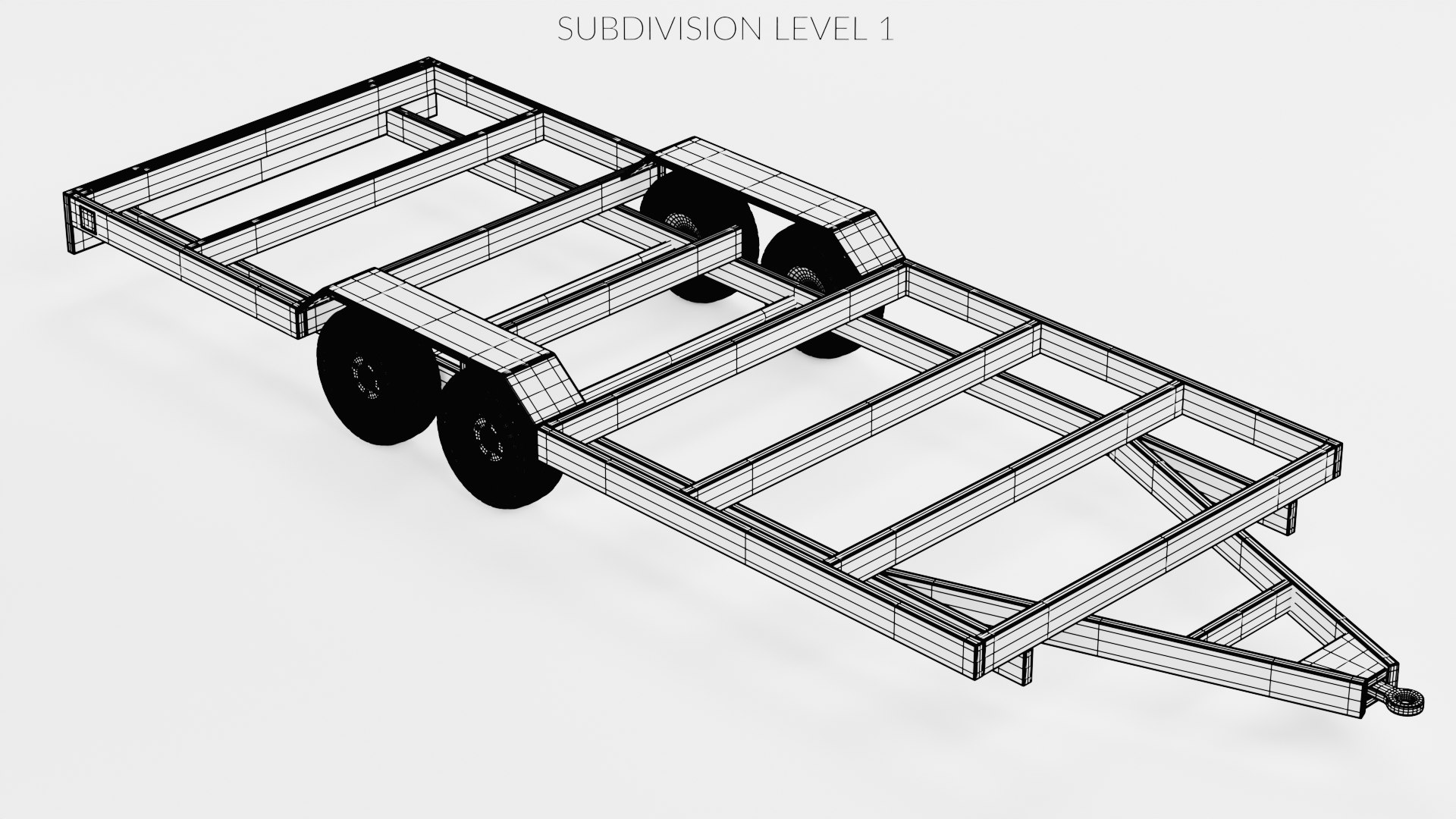 3D Metal Trailer Model - TurboSquid 2108536
