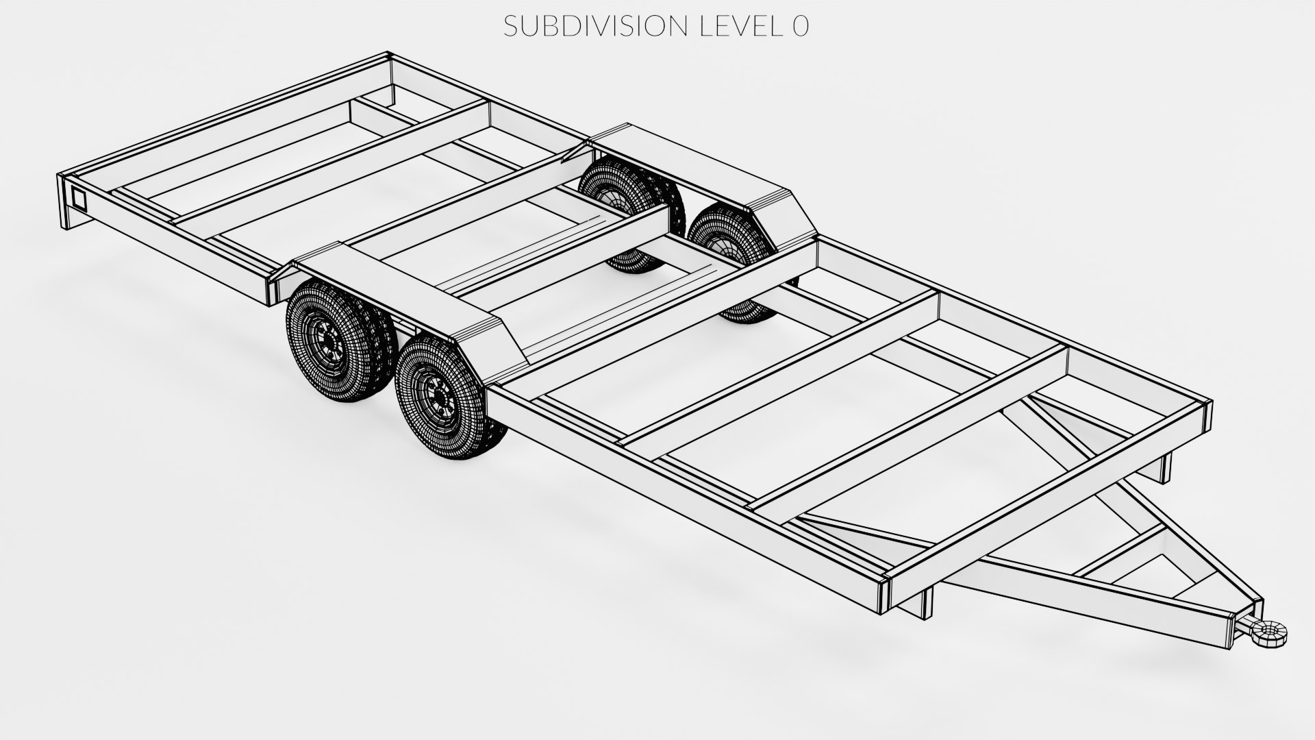 3D Metal Trailer Model - TurboSquid 2108536