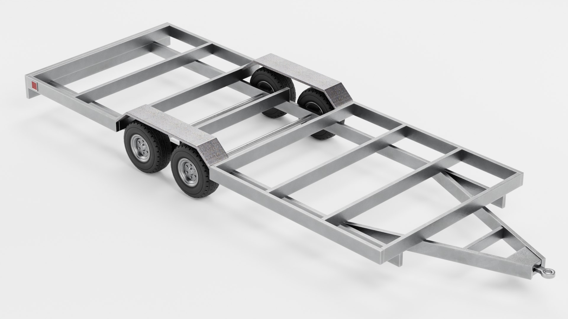 3D Metal Trailer Model - TurboSquid 2108536