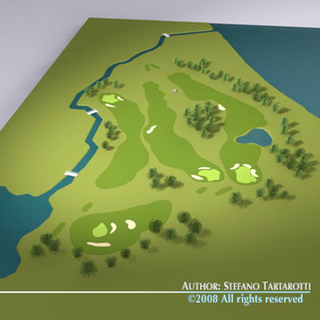 3ds Max Golf Course