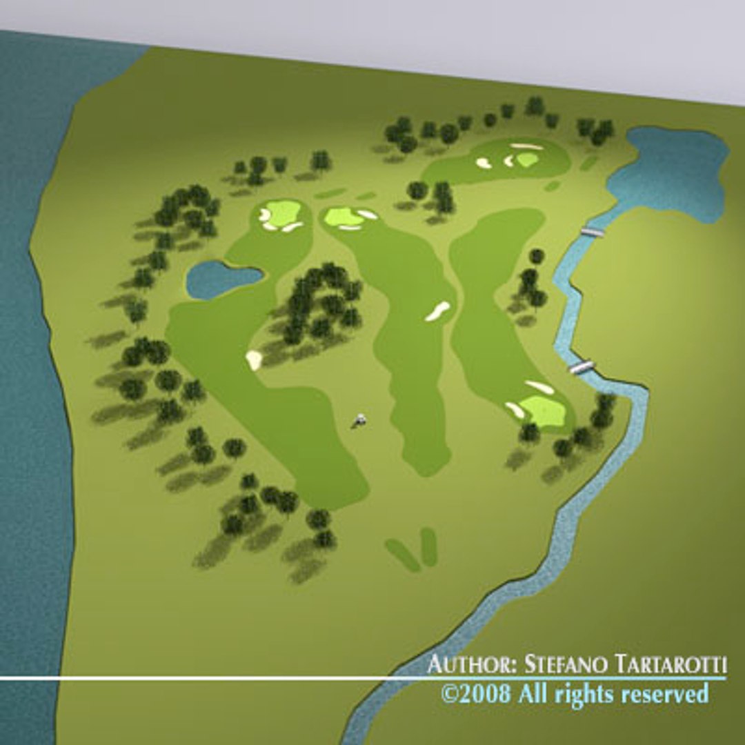 3ds Max Golf Course