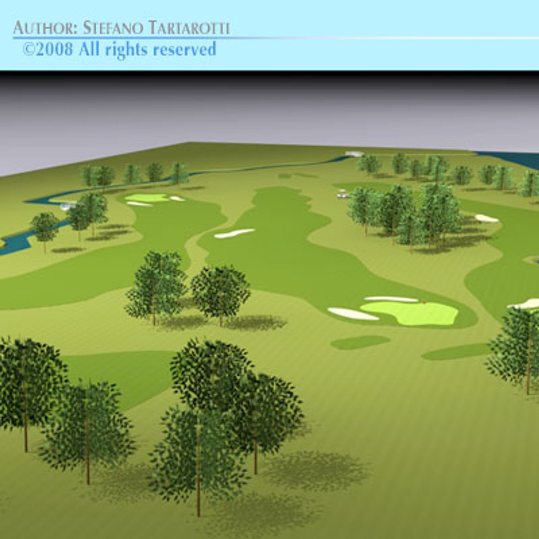 3ds Max Golf Course