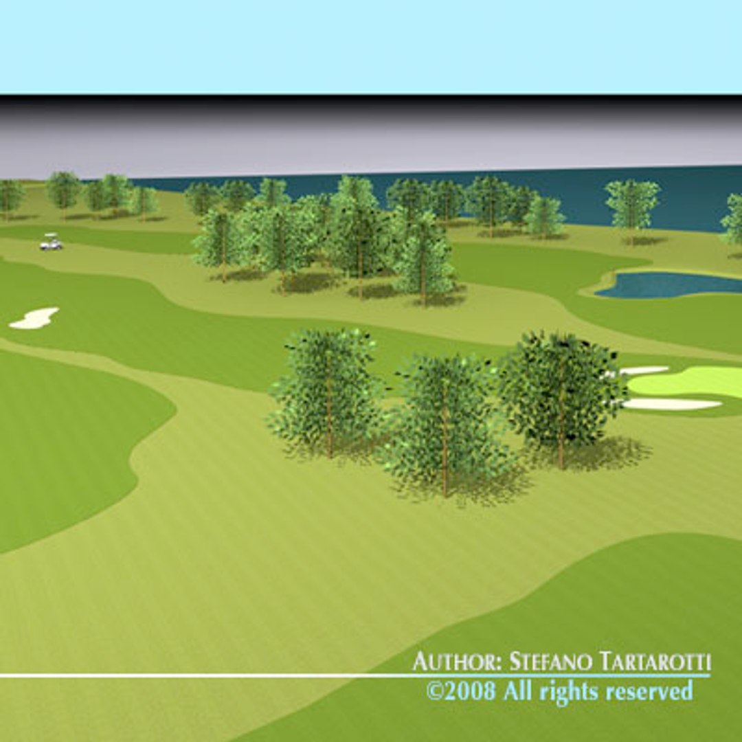 3ds Max Golf Course