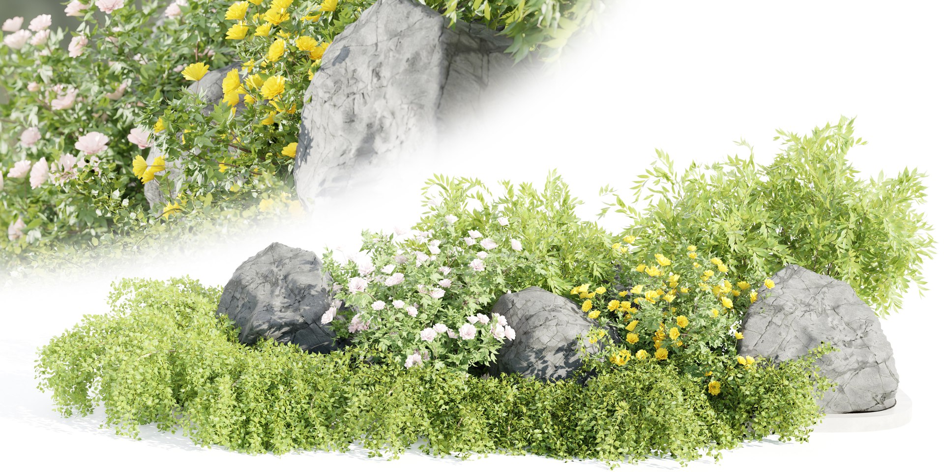 3D Model Garden Plants Collection Vol 57-Blender - TurboSquid 2117795