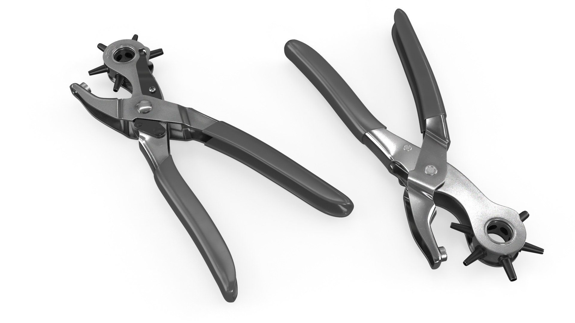 3D Rotary Leather Hole Punch Tool Model - TurboSquid 2416549