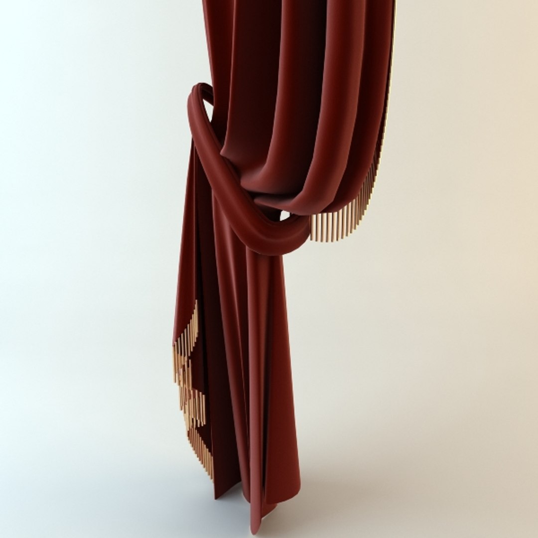 3d curtain elegant