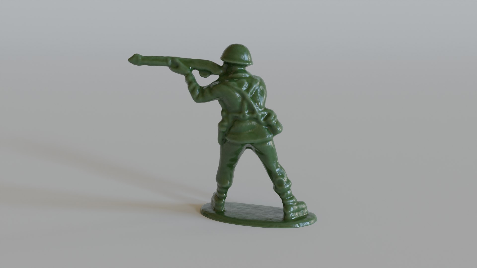 Green Plastic Army Man Soldier Toy 03 Model - TurboSquid 2061021