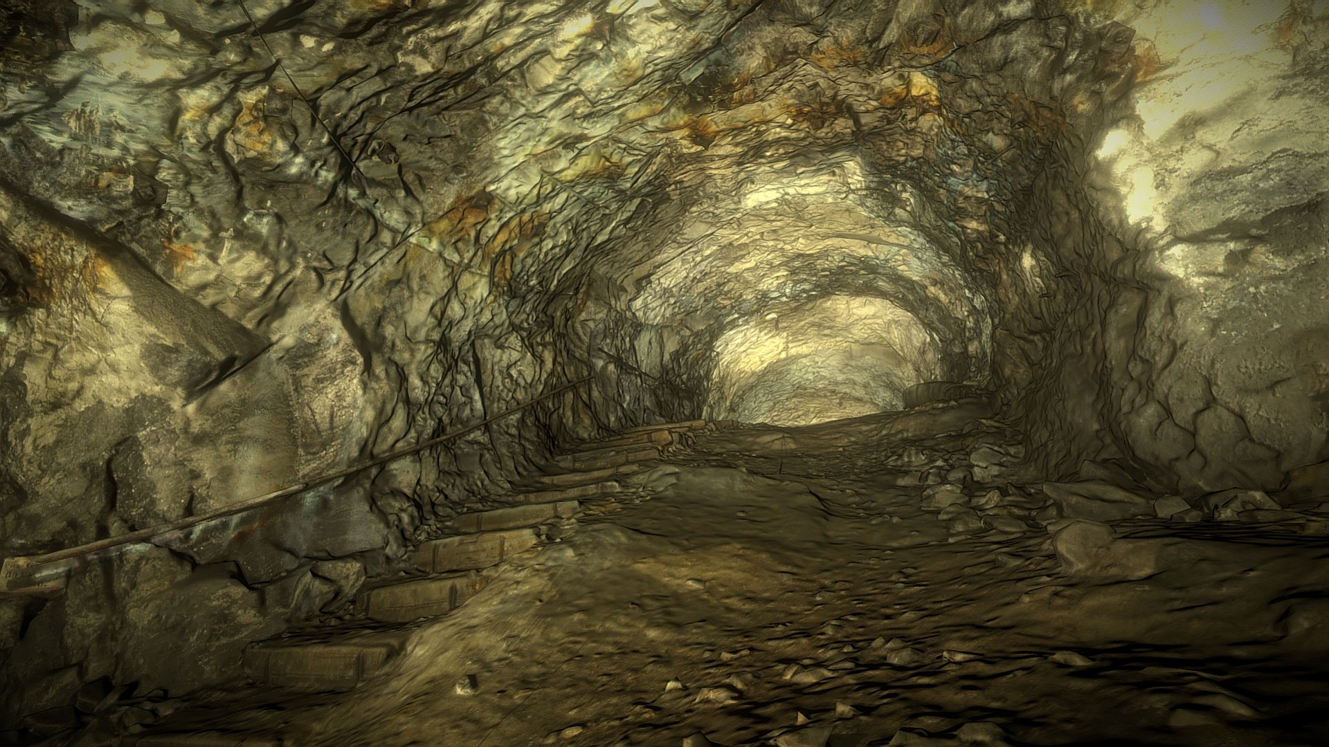Old Underground Mine Excavation - Intersection 3D Model - TurboSquid ...