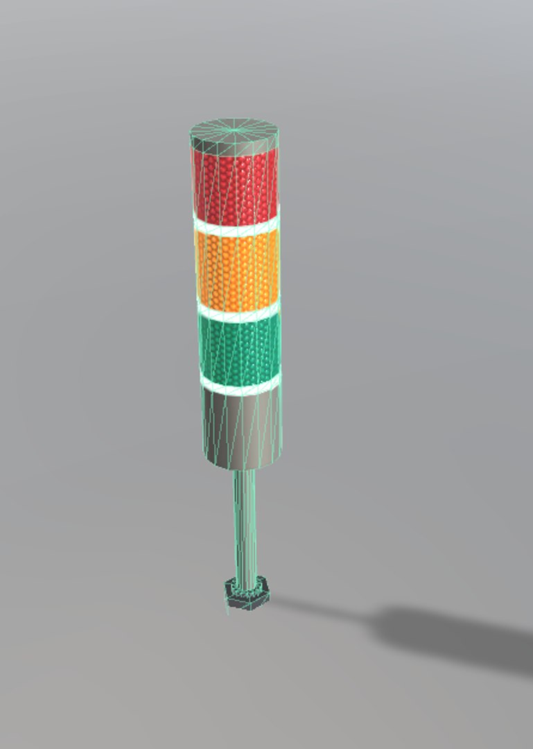 Industrial Safety Light 3D Model - TurboSquid 1401726