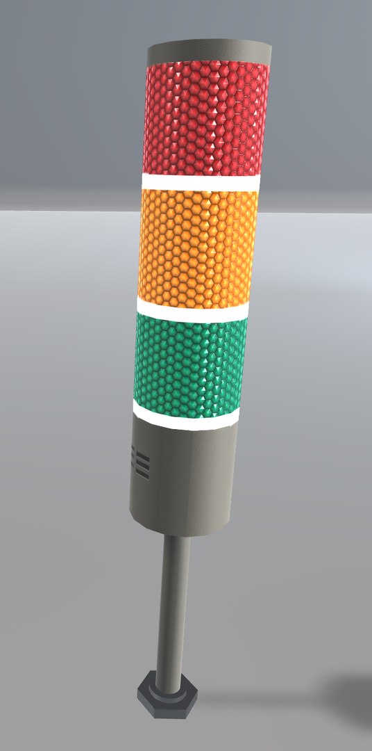 Industrial Safety Light 3D Model - TurboSquid 1401726