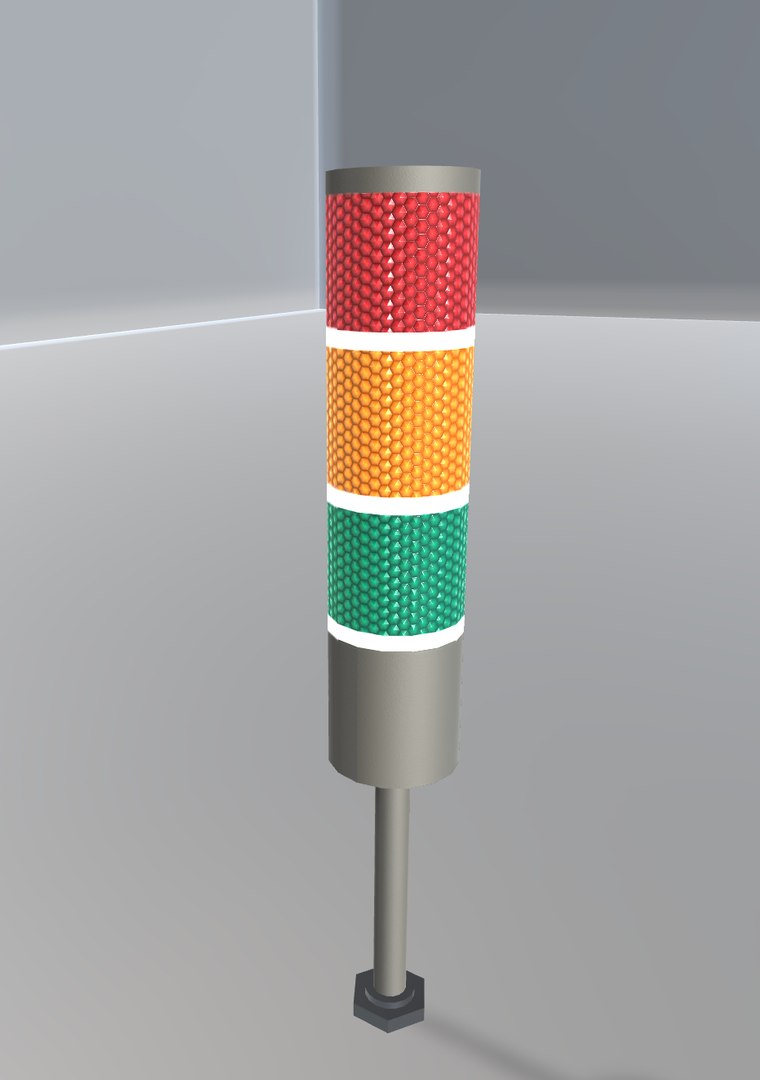 Industrial Safety Light 3D Model - TurboSquid 1401726