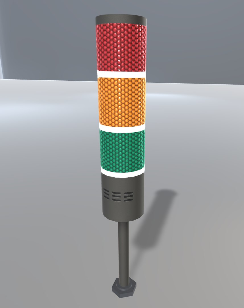 Industrial Safety Light 3D Model - TurboSquid 1401726