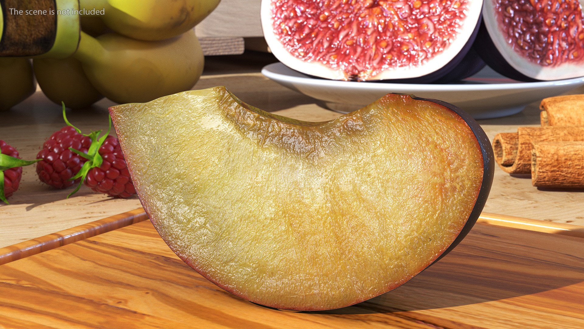Fresh Red Plum Slice 3D Model - TurboSquid 2146529