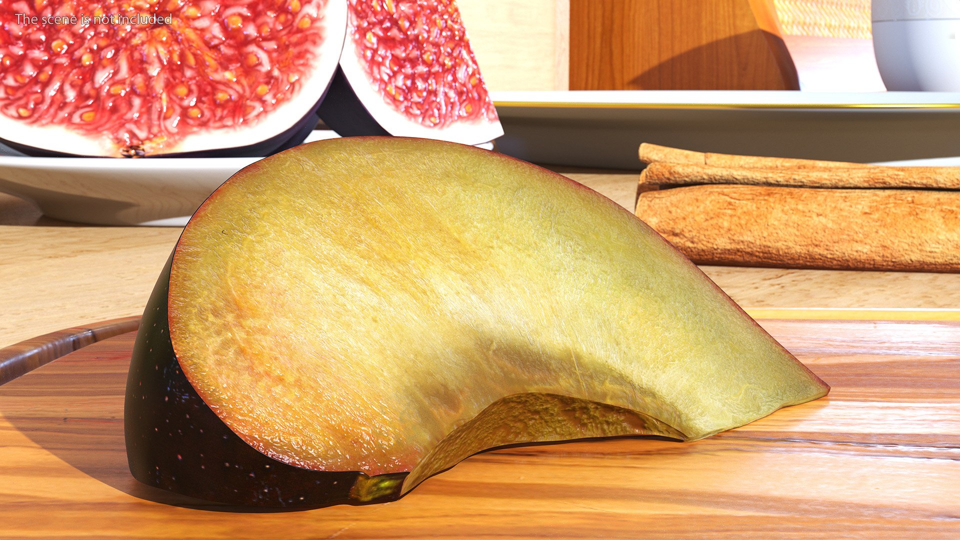 Fresh Red Plum Slice 3D Model - TurboSquid 2146529