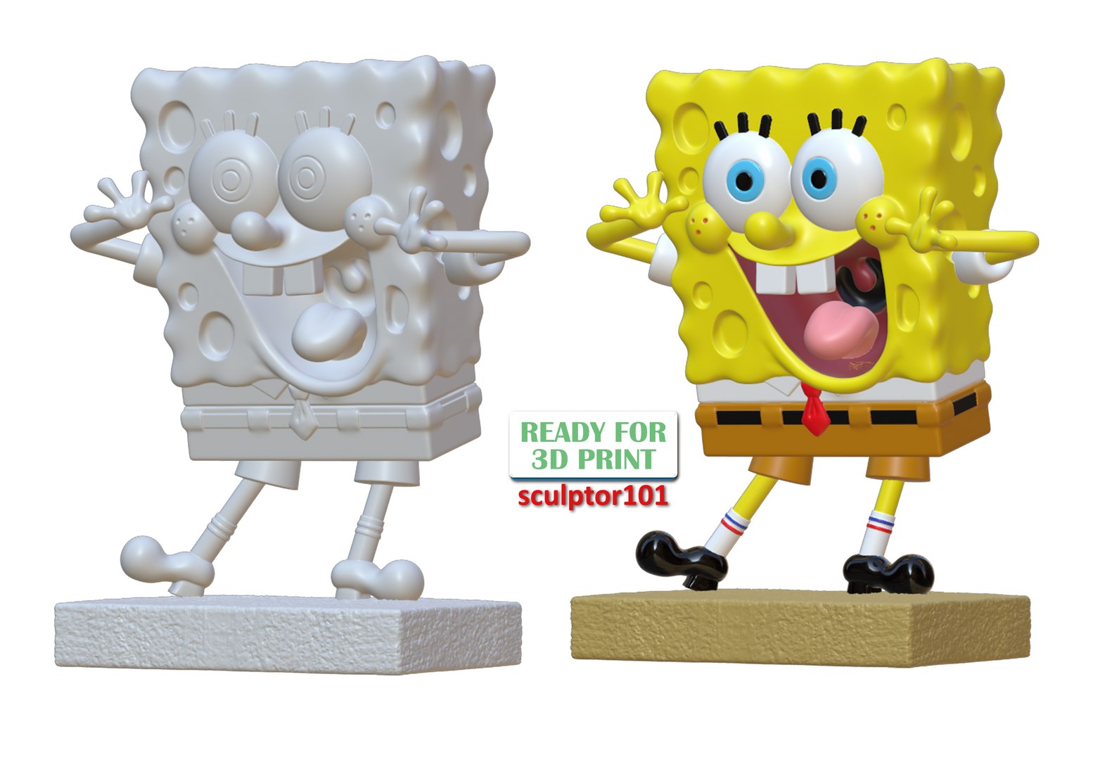 modelo 3d SpongeBob SquarePants - TurboSquid 2057092