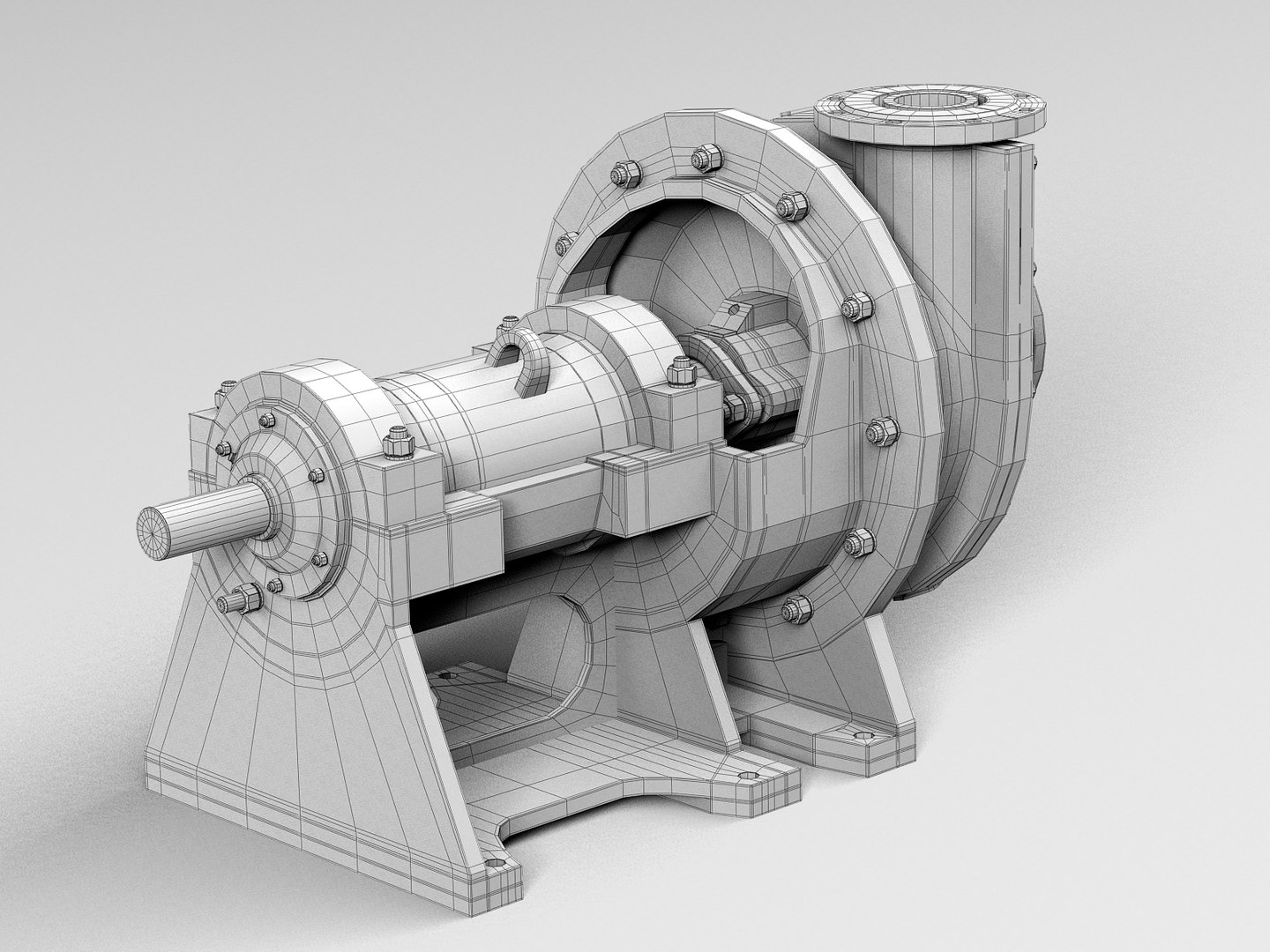 3d Centrifugal Pumps Model