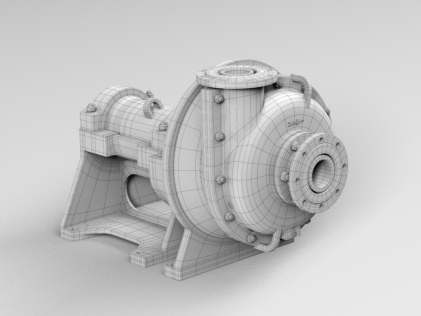 3d Centrifugal Pumps Model