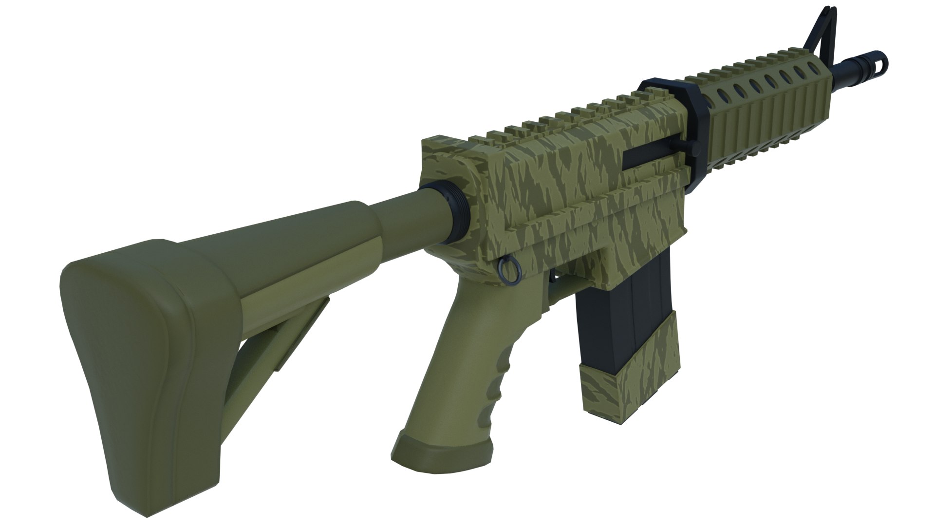 M4 Camo 3D Model - TurboSquid 1501674
