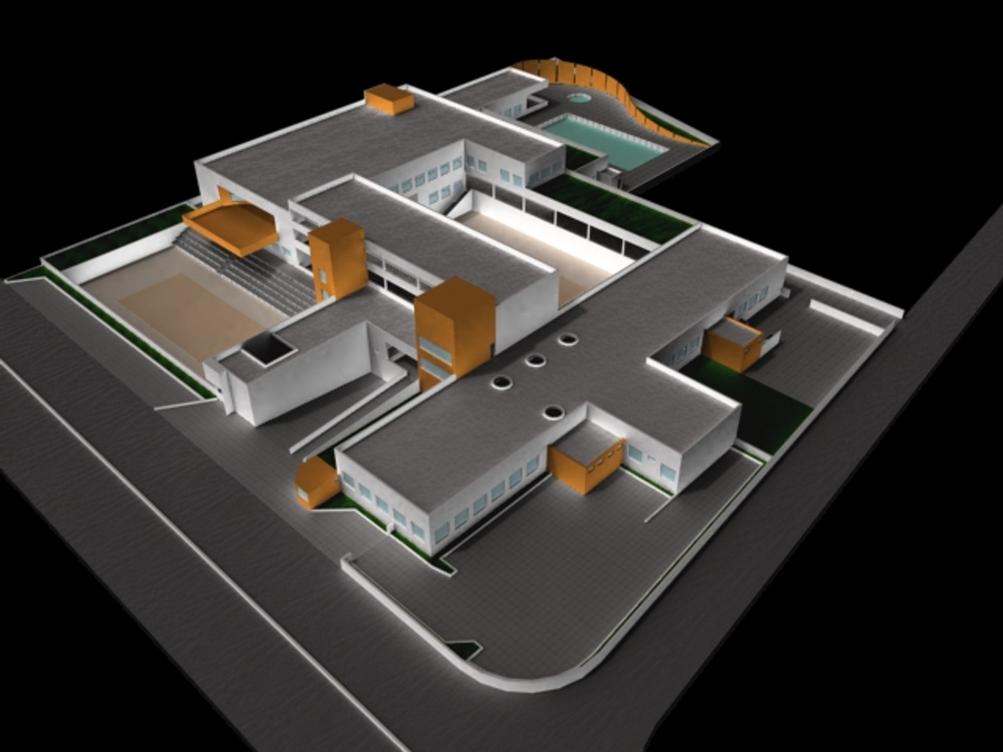 3d Model Sports Club