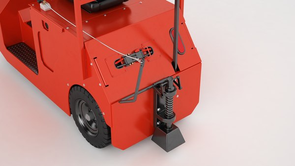 3D Electric Industrial Tugger 02 - TurboSquid 1732530