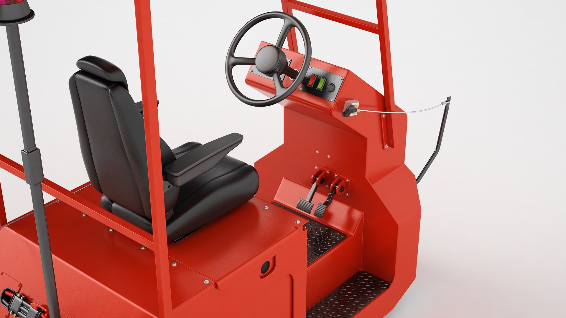 3D Electric Industrial Tugger 02 - TurboSquid 1732530