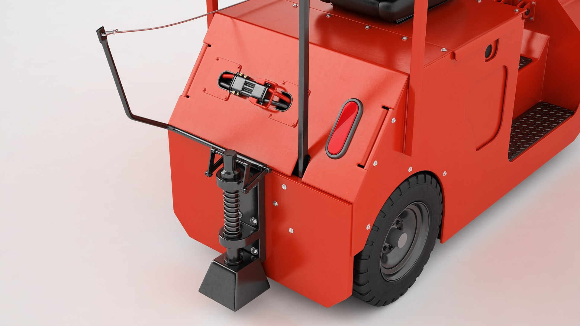 3D Electric Industrial Tugger 02 - TurboSquid 1732530