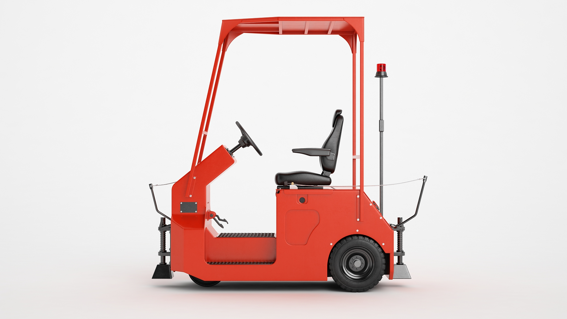 3D Electric Industrial Tugger 02 - TurboSquid 1732530