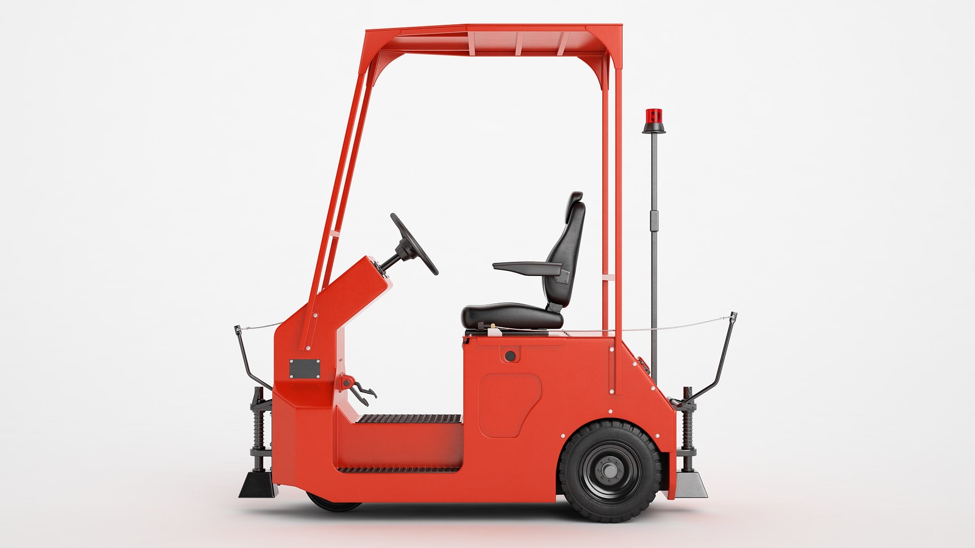 3D Electric Industrial Tugger 02 - TurboSquid 1732530