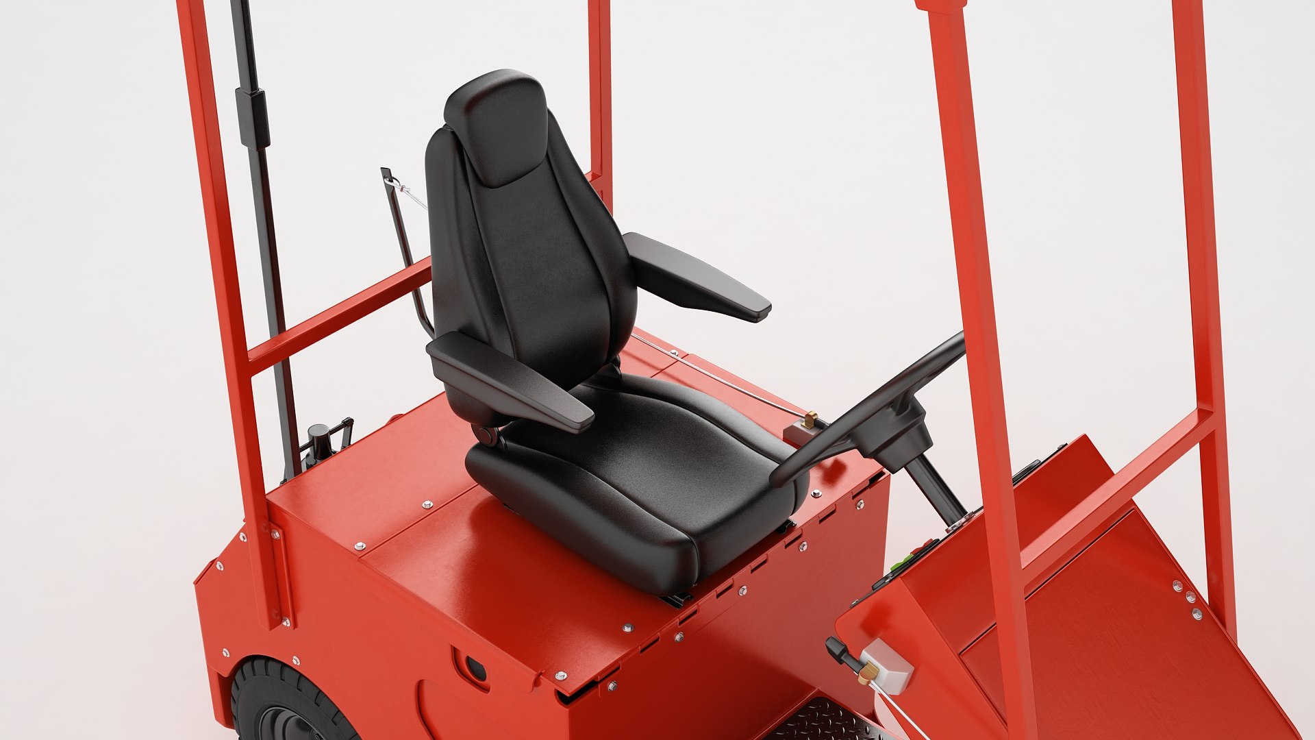 3D Electric Industrial Tugger 02 - TurboSquid 1732530