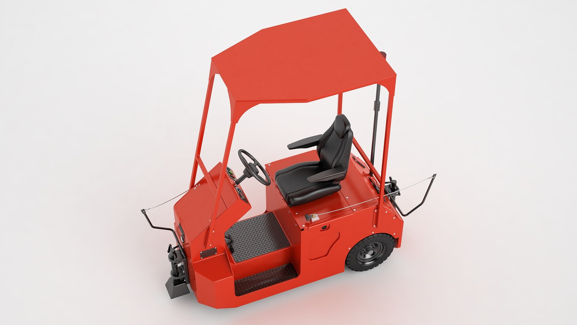 3D Electric Industrial Tugger 02 - TurboSquid 1732530