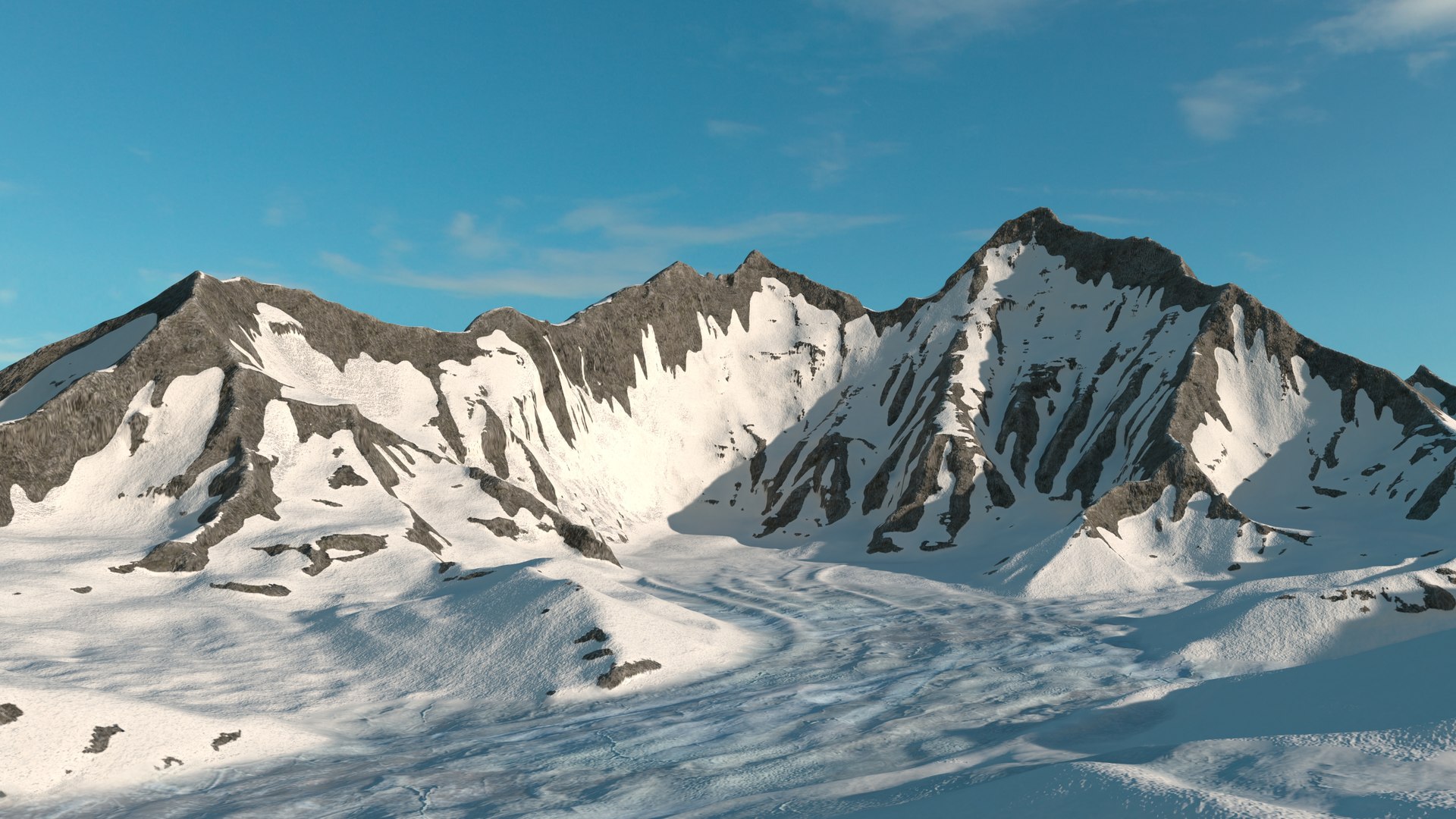 3D Mount Everest Area Artistic - TurboSquid 2337942