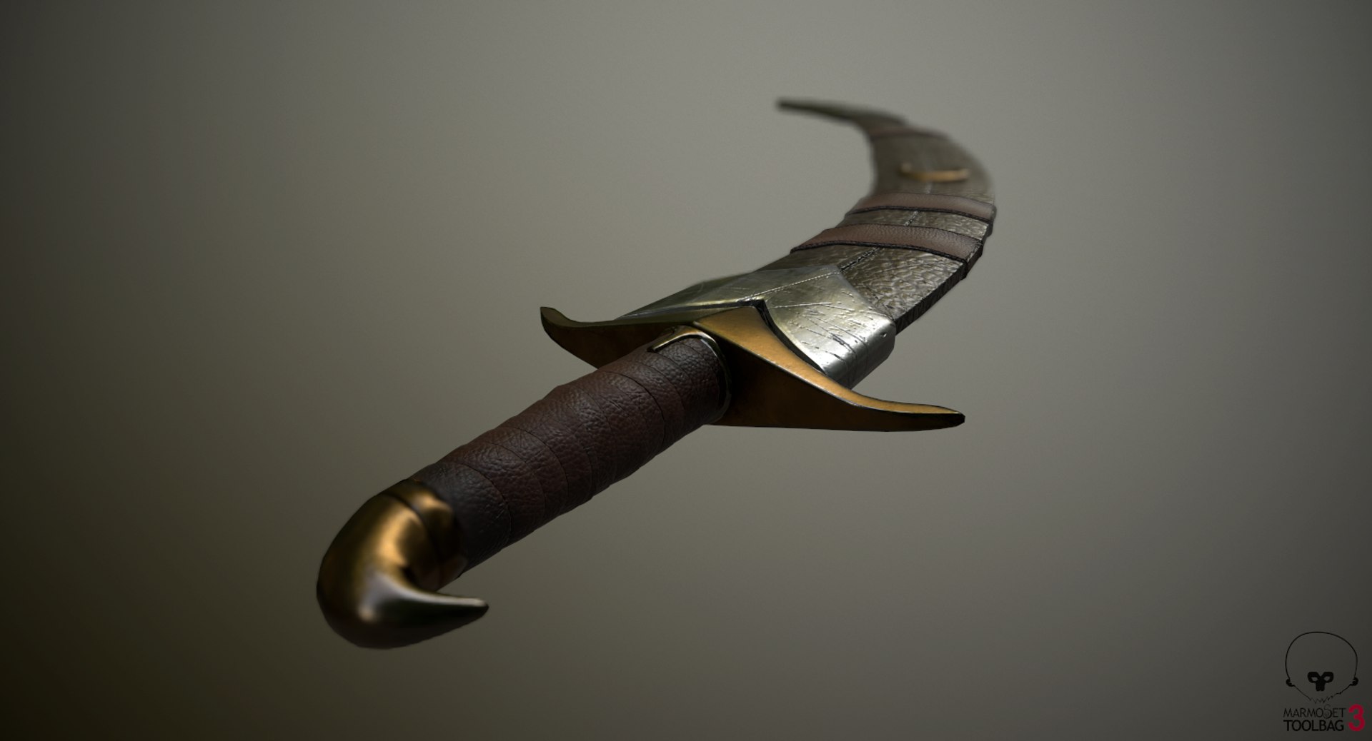 Scimitar Scabbard 3D Model - TurboSquid 1174368