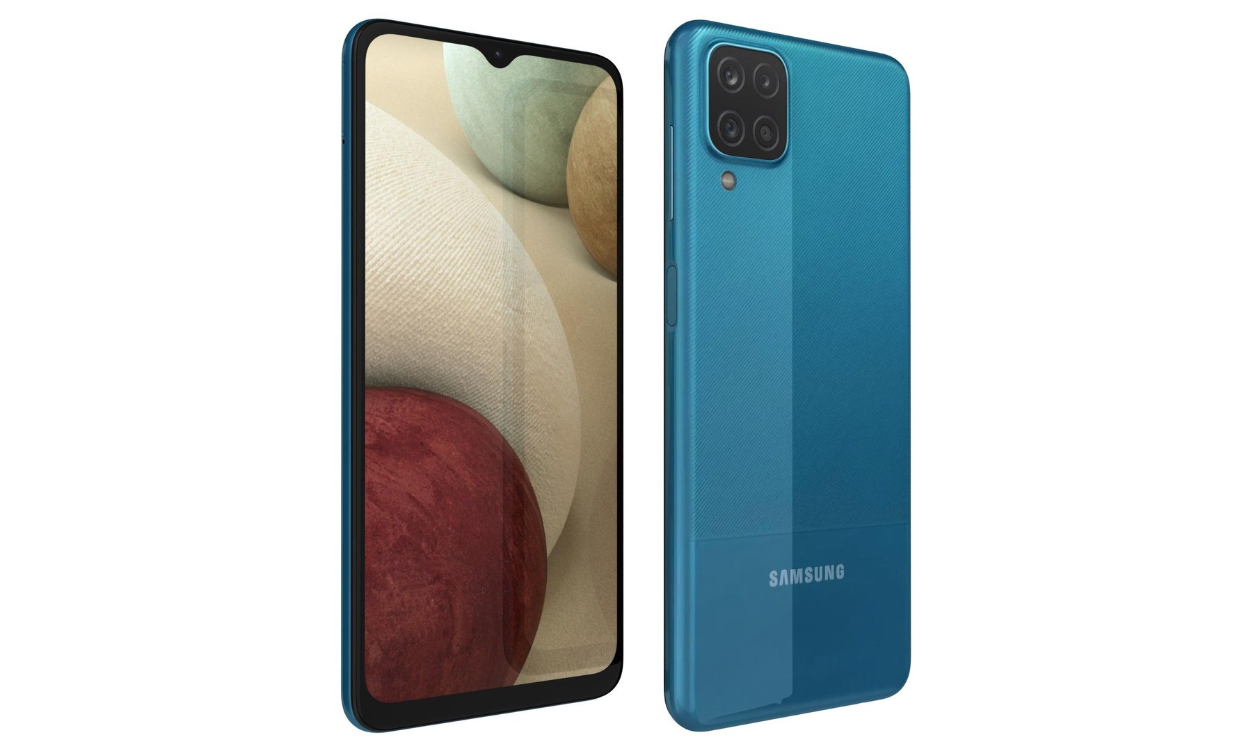 3D samsung galaxy a12 blue model - TurboSquid 1669961