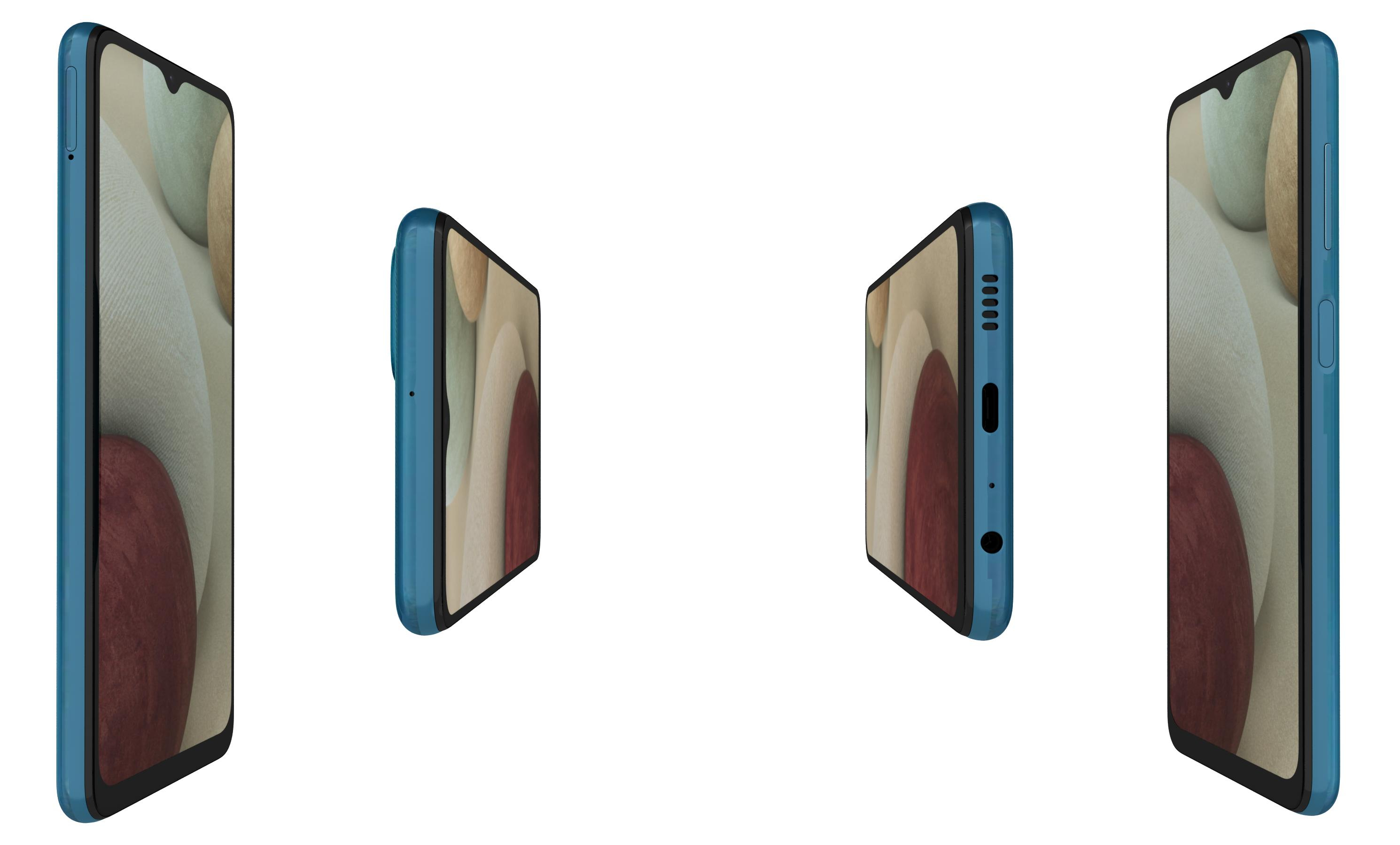 3D samsung galaxy a12 blue model - TurboSquid 1669961
