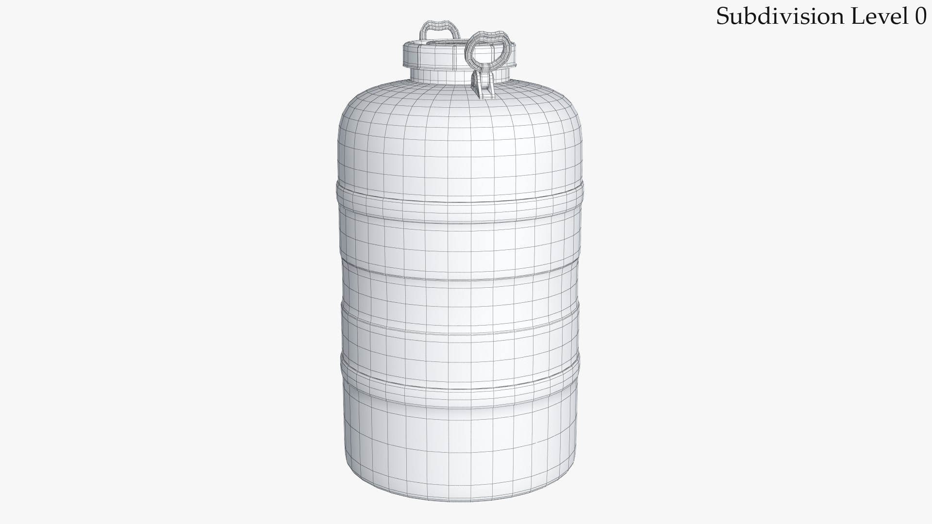 3D model barrel water tank contains - TurboSquid 1576659