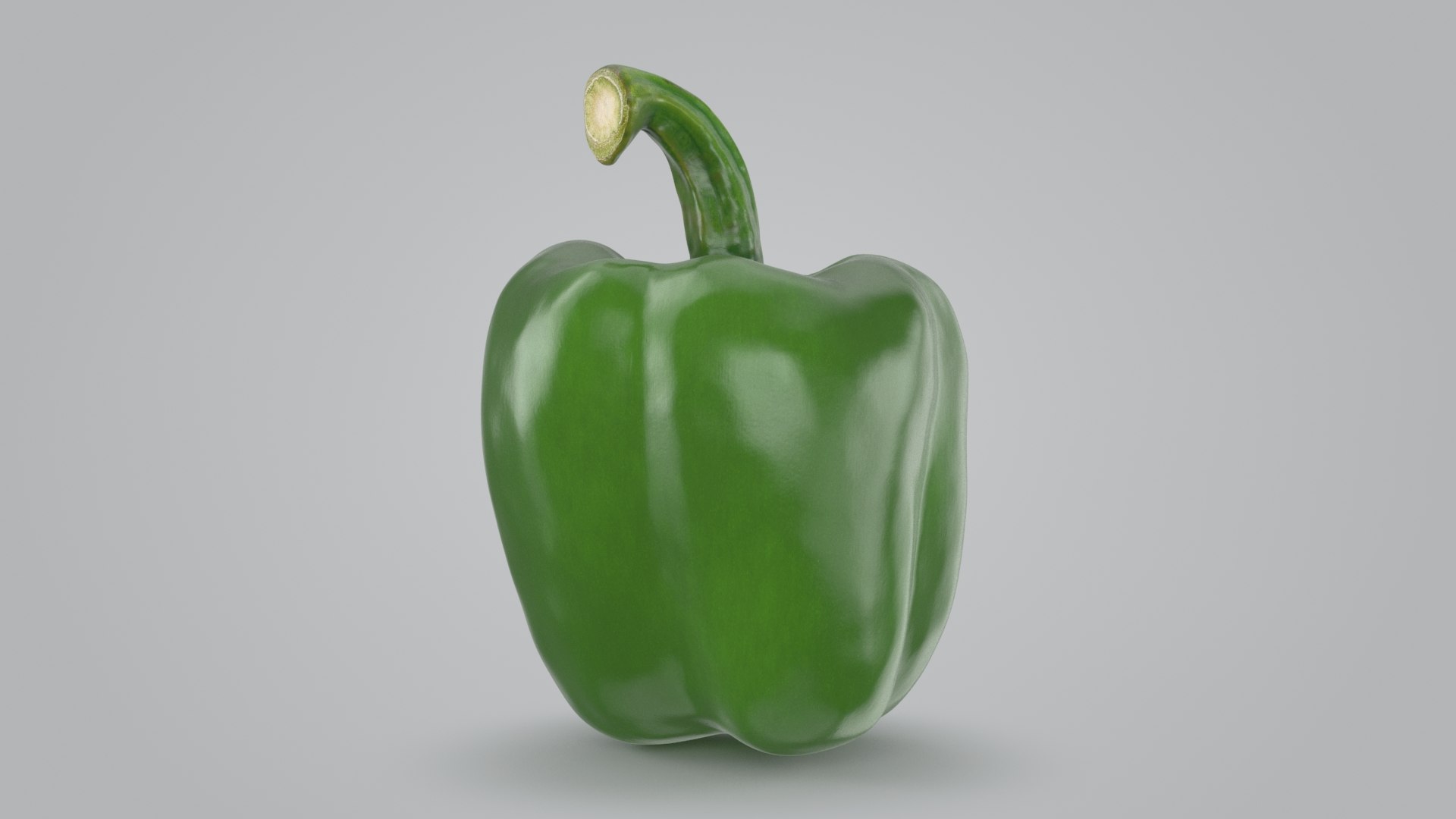 3D Green Bell Pepper Collection Model - TurboSquid 1984405