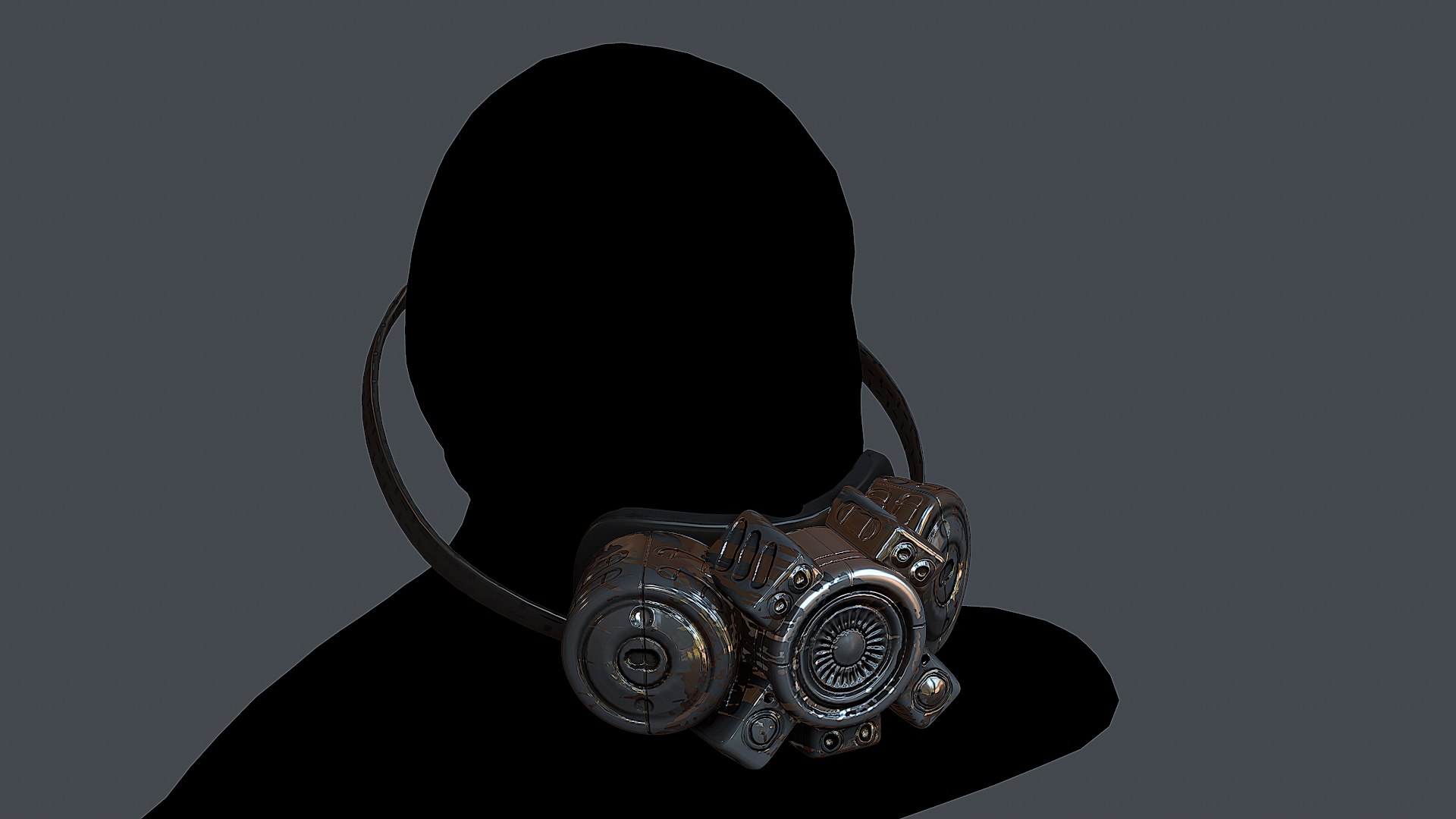 3D Gas Mask Respirator Scifi Model 3D - TurboSquid 1927424