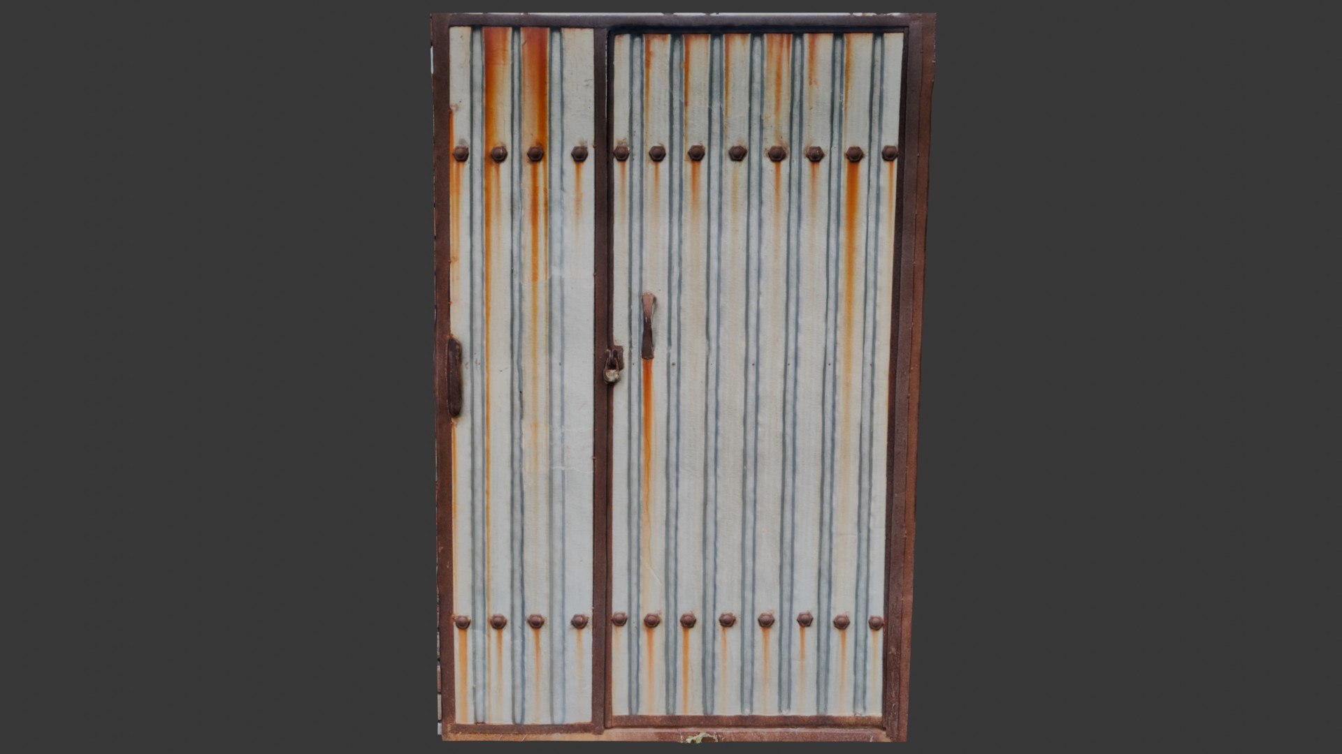 3D Rusty Metal Gate Scan - TurboSquid 2405948
