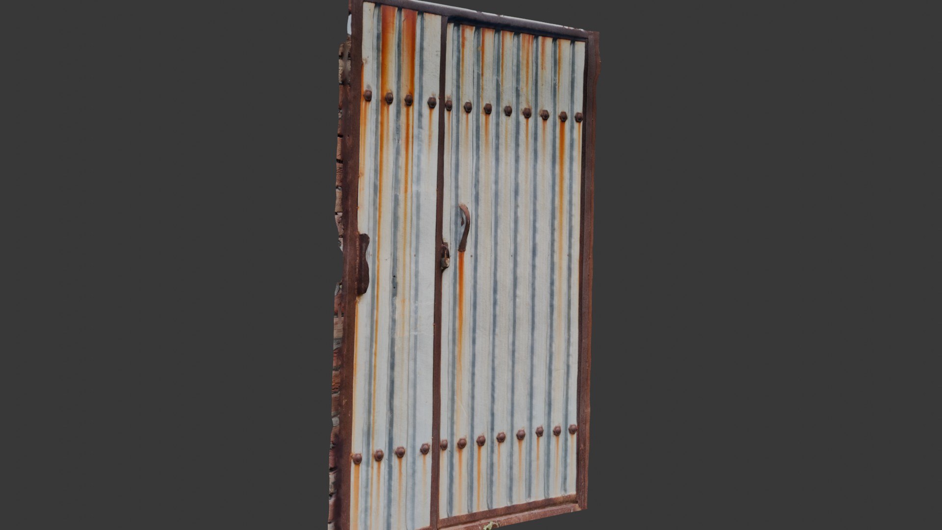 3D Rusty Metal Gate Scan - TurboSquid 2405948