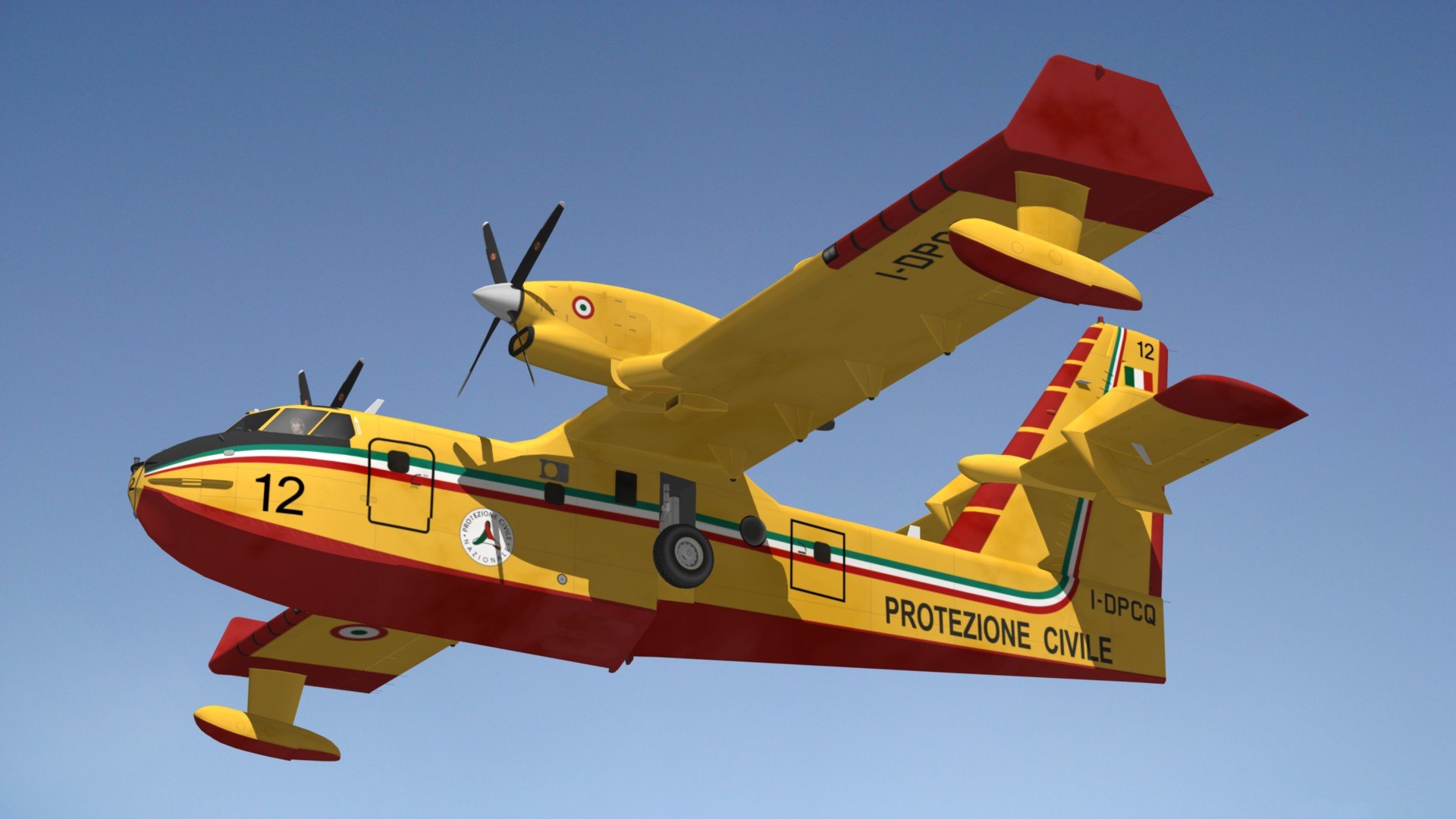 3D CL415 Firefighter IT Model - TurboSquid 1963695