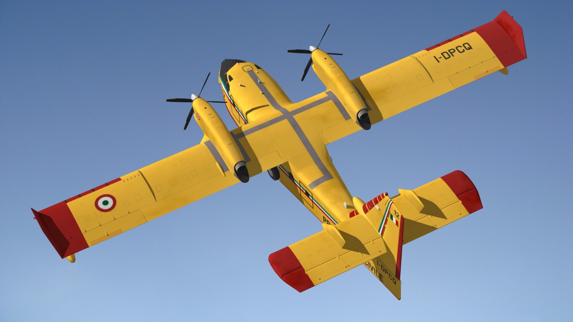 3D CL415 Firefighter IT Model - TurboSquid 1963695