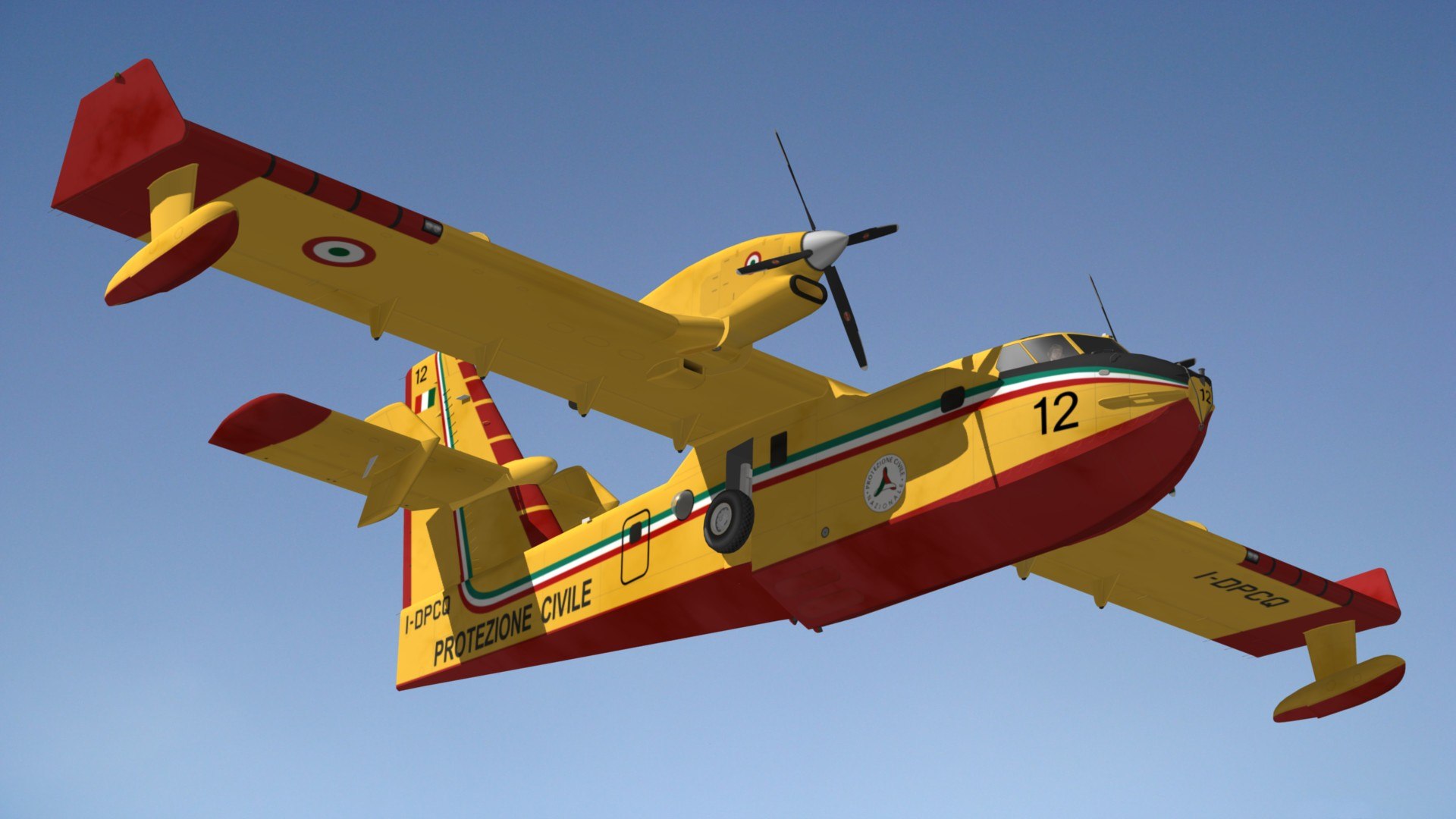 3D CL415 Firefighter IT Model - TurboSquid 1963695