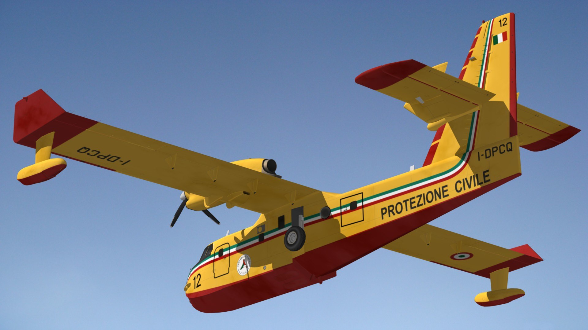 3D CL415 Firefighter IT Model - TurboSquid 1963695