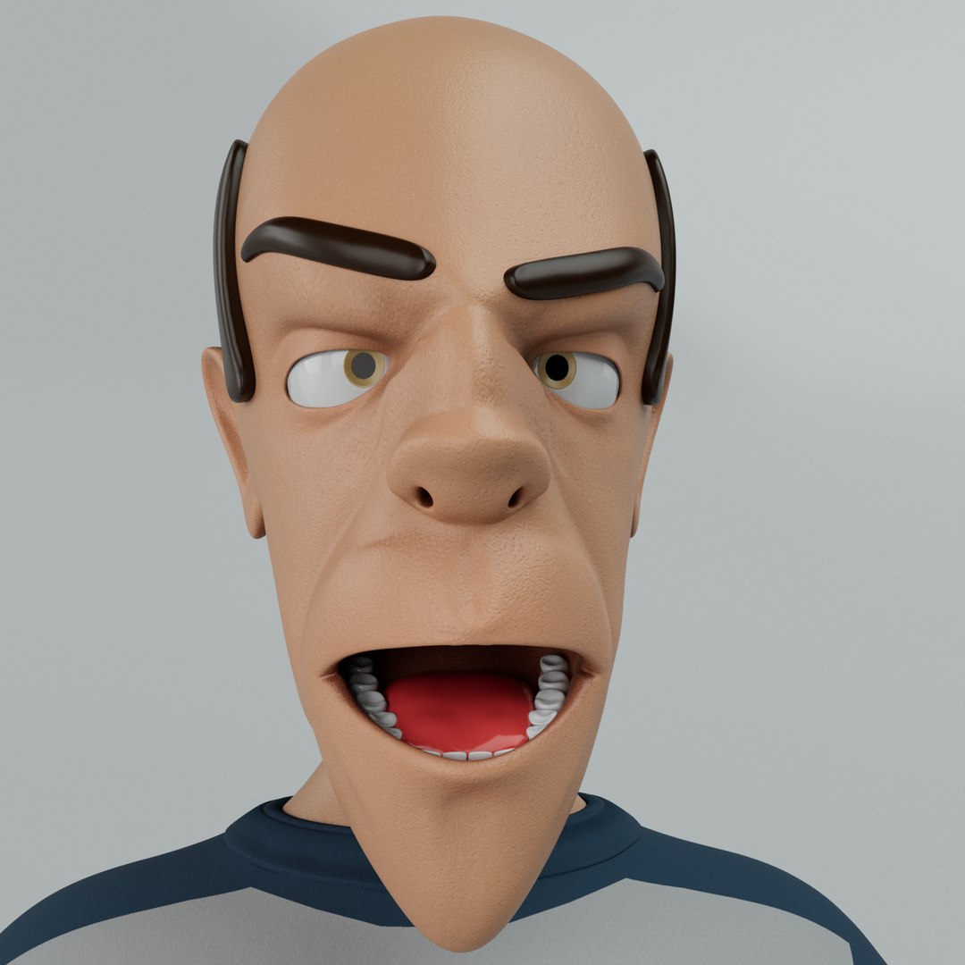 3D Model Cartoon Character - TurboSquid 1957779