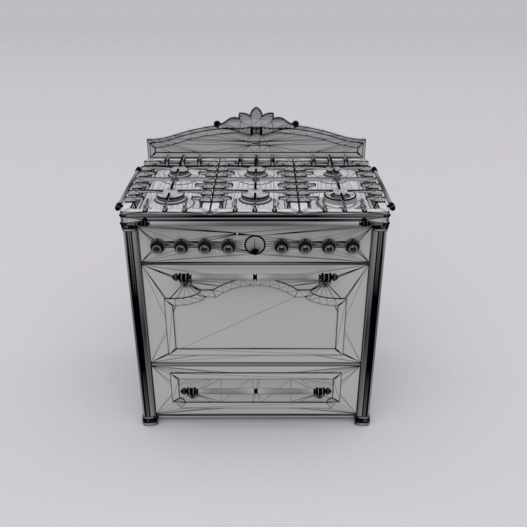 Classic Oven 3D Model - TurboSquid 1980050