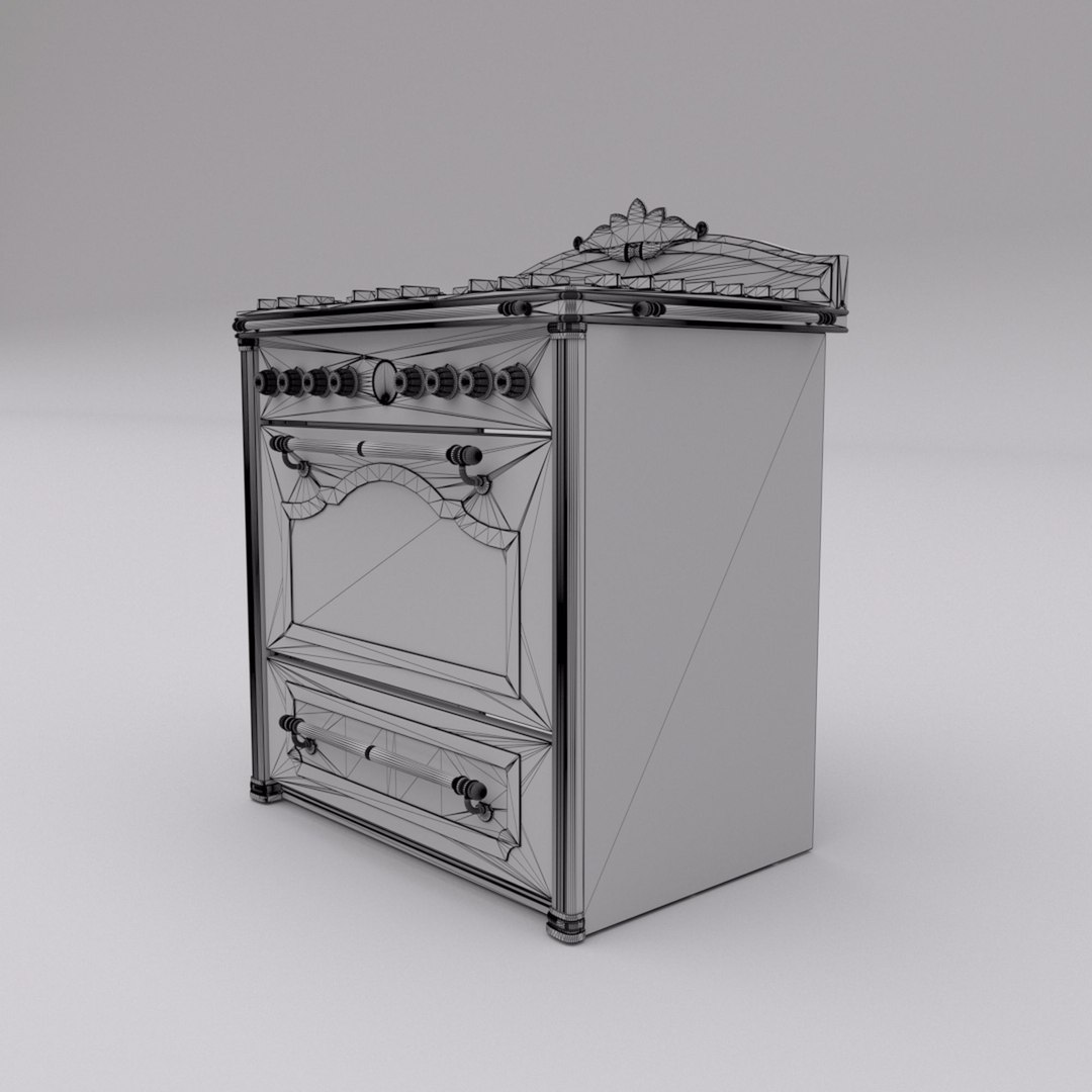 Classic Oven 3D Model - TurboSquid 1980050
