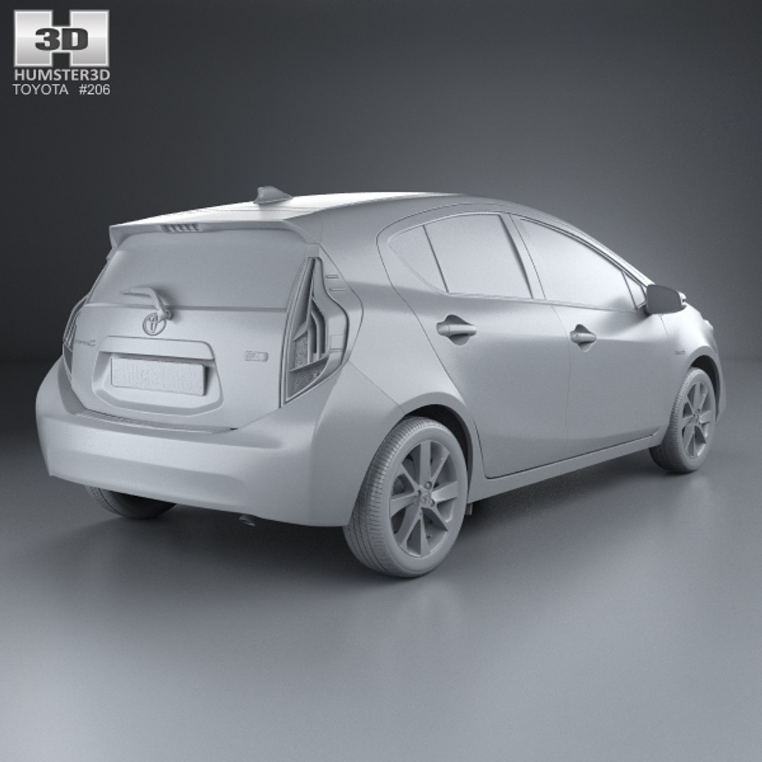 3D Toyota Prius C - TurboSquid 1165946
