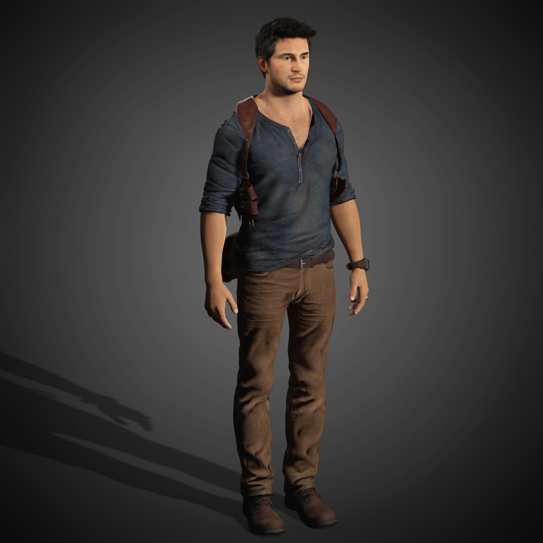 3D Nathan Drake Character Model - TurboSquid 2419107