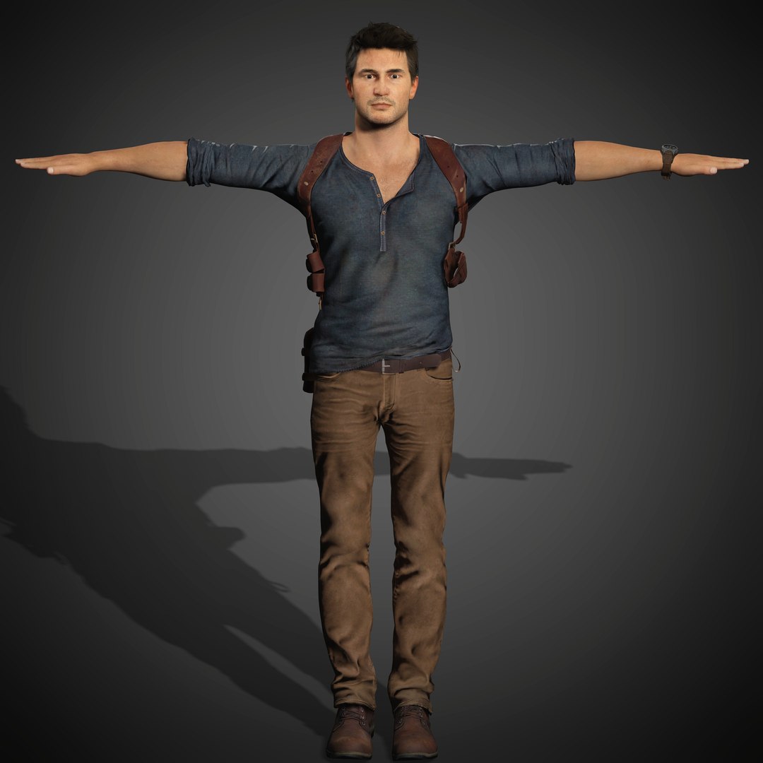 3D Nathan Drake Character Model - TurboSquid 2419107
